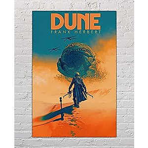 Dune Frank Herbert Poster Wall Decor, Unframed Version (16x24)