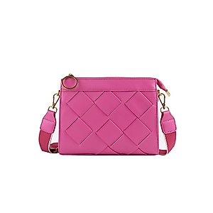 LMKIDS Purses for Women Soft PU Leather Shoulder Bag Ladies Crossbody Purse Pocketbooks for Women (Pink)