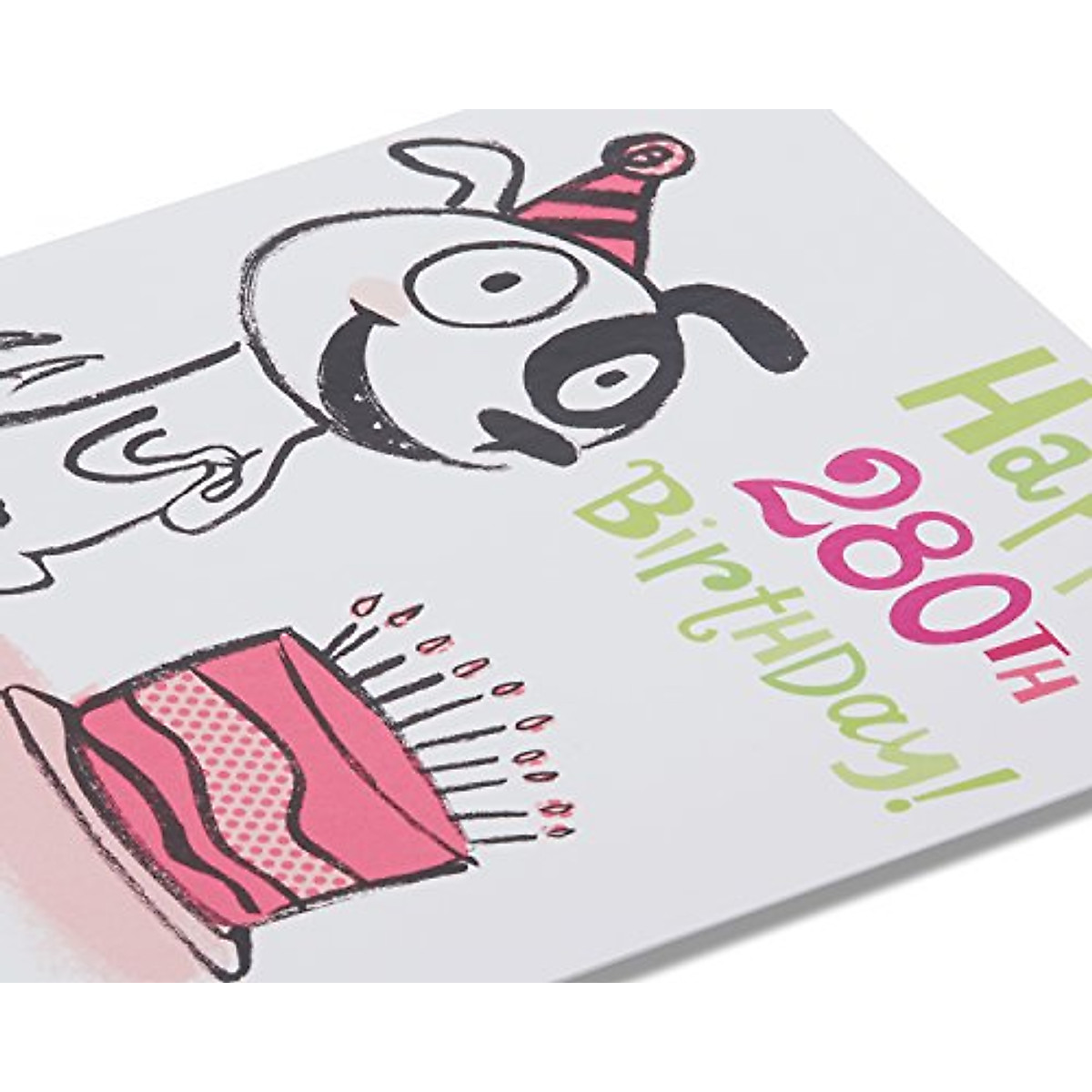 American Greetings Funny 40th Birthday Card (Dog Years)