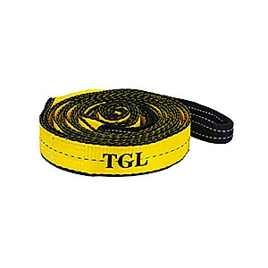 TGL 2 inch, 20 Foot Tow Strap with Reinforced Loops 10,000 Pound Capacity