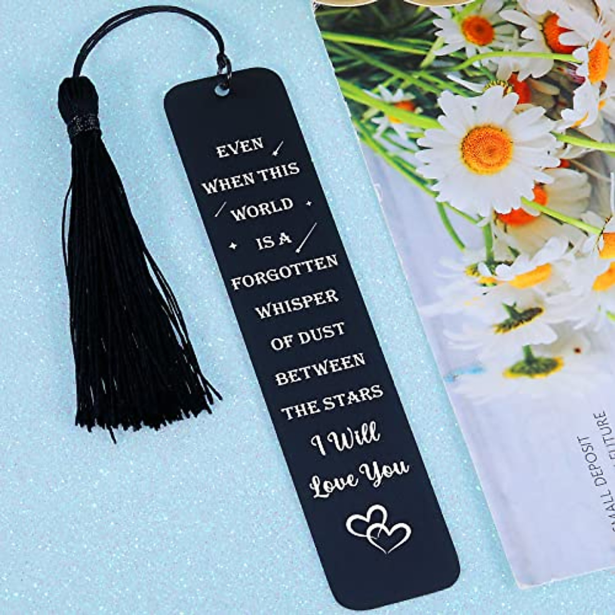 Anniversary Birthday Gifts for Wife from Husband Wedding Engagement Gift Bookmark for Women Men Valentines Gifts Ideas for Boyfriend Girlfriend Christmas Gift for Husband Wife Gift for Couple Lover