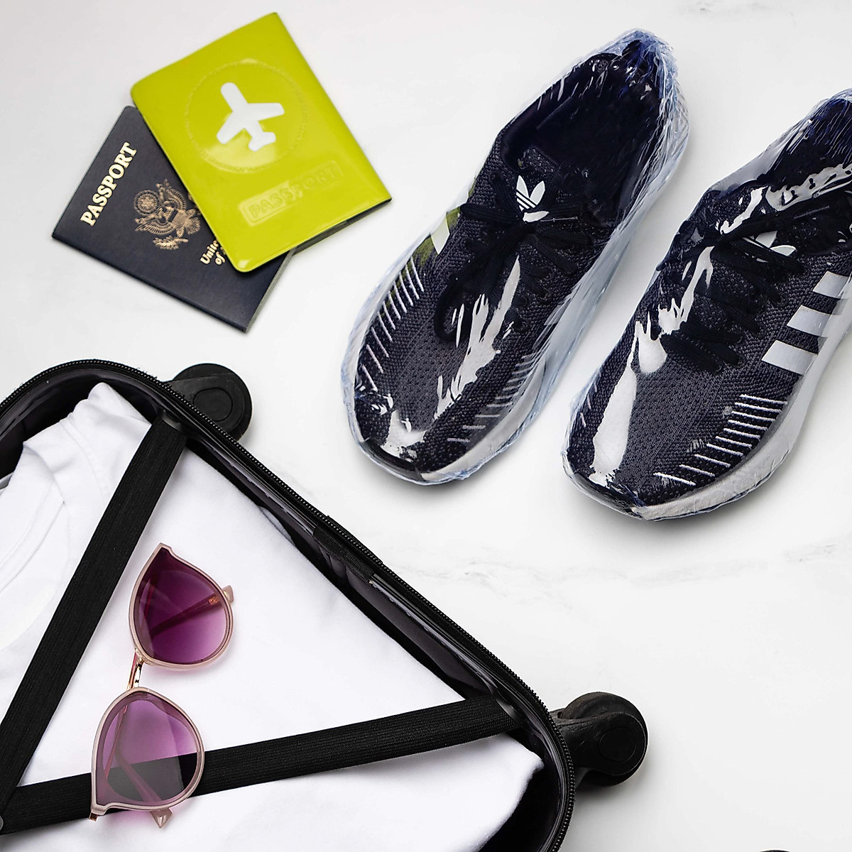 Purple Q Crafts Shrink Wrap Basket Bags For Gift Baskets Clear Cellophane PVC Shrink Bags 12"x 18" (10 Pack)