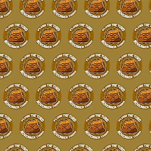 GRAPHICS & MORE Flush the Turd November 3rd Gift Wrap Wrapping Paper Rolls