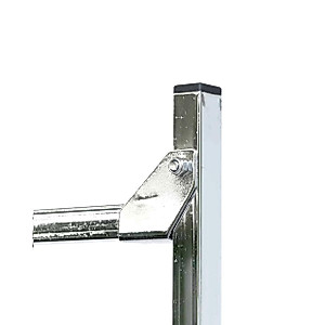 CHAMIN 1.5BU Chrome Coated CART for House and Commercial (Lavender Color) (Chrome, 1.5 Bushel)