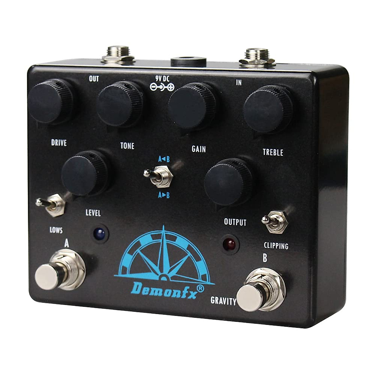 Demonfx DFG Gravity Dual Channel Overdrive w/Clipping Toggle Options