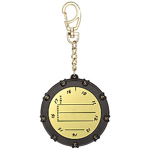 Golf Score Counter 18 Holes Tally Counter Hand Held Clicker Digit Counter Golf Numbers Clicker with Clip Keychain for Golf Accessory