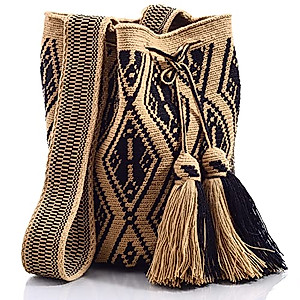 Wayuu Boho Chic Collection Designer Hand Woven Crocheted Tote Bag