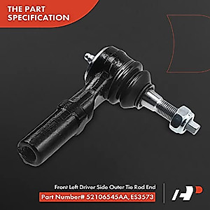 A-Premium Set of 6, Upper Lower Ball Joint, Outer Tie Rod End Compatible with Dodge Dakota 2000-2004, Durango 2000-2003, 4WD Only