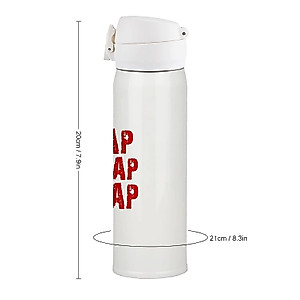 Tap Snap Or Nap Brazilian Jiu Jitsu Stainless Steel Insulated Water Bottle Coffee Mug Tea Cup For Sports Cycling Hiking