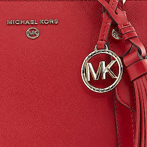 Michael Kors Sullivan Small Convertible Top Zip Tote Crimson One Size