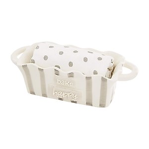 Mud Pie OH Happy Day Mini LOAF & Towel Set