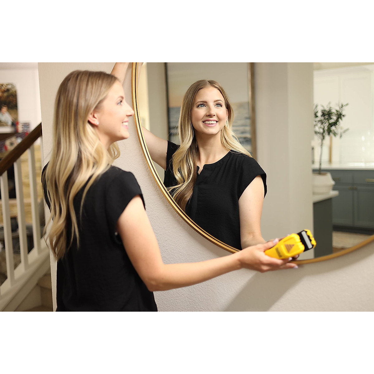 Franklin Sensors ProSensor M10 Professional Stud Finder with 3-Sensors for the Highest Accuracy Detects Wood & Metal Studs with Incredible Speed, Yellow