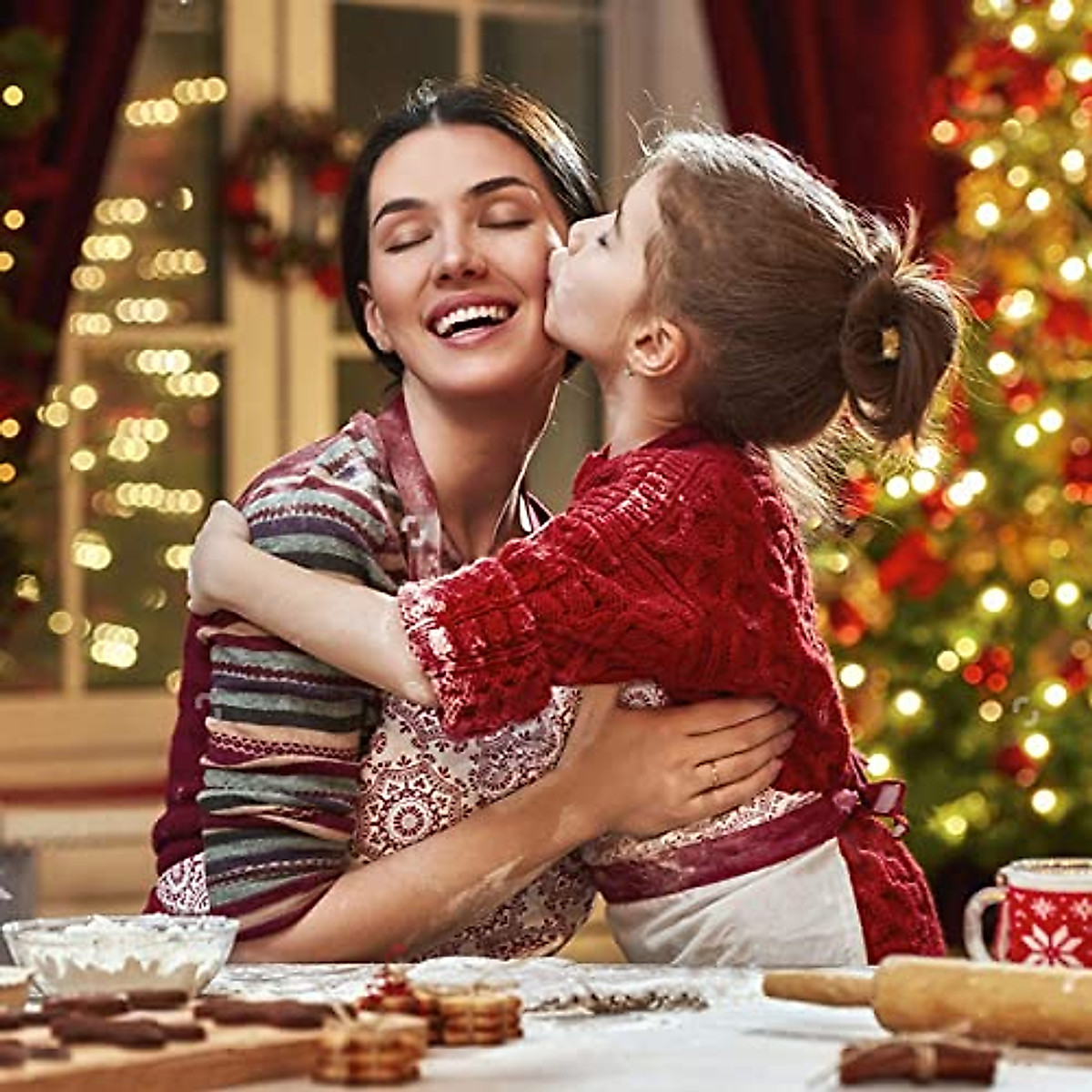 Christmas Cookie Cutters, 10 Pcs 2 Inches Stainless Steel for Xmas/Holiday/Party Supplies/Gifts-Snowflake, Bell, Christmas Tree, Star, Moon, Angle, Heart & More Cookie Cutters Christmas Shapes