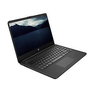 HP 2023 Newest Upgraded Laptops for College Student & Business, 14'' HD Computer, Intel Celeron N4120 Quad-Core, 8GB RAM, 128GB(64GB SSD+64GB Card) Fast Charge, Windows 11, Black (14-dq0051dx)