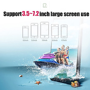 Barbato VR Headset Virtual Reality VR 3D Glasses VR Set 3D Virtual Reality Goggles,Adjustable VR Glasses Support 7.2 Inches [with Controller+Two blindfolds], NEWBALCK