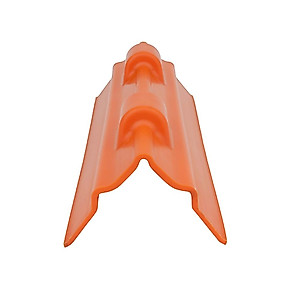 Mytee Products 20 Pack 12" Orange Plastic Flatbed Edge Protector for Cargo Loads & Straps | Plastic Corner Protector Tie Down Webbing Strap Guard for Winch, Ratchet Straps on Flatbed Trailers