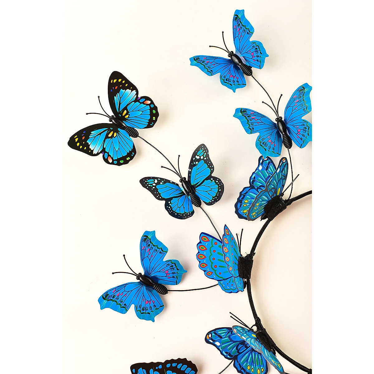 Zivyes Butterfly Fascinator Hats for Women Monarch Tea Party Headband Alice in Wonderland Hat Kentucky Derby Halloween Costume