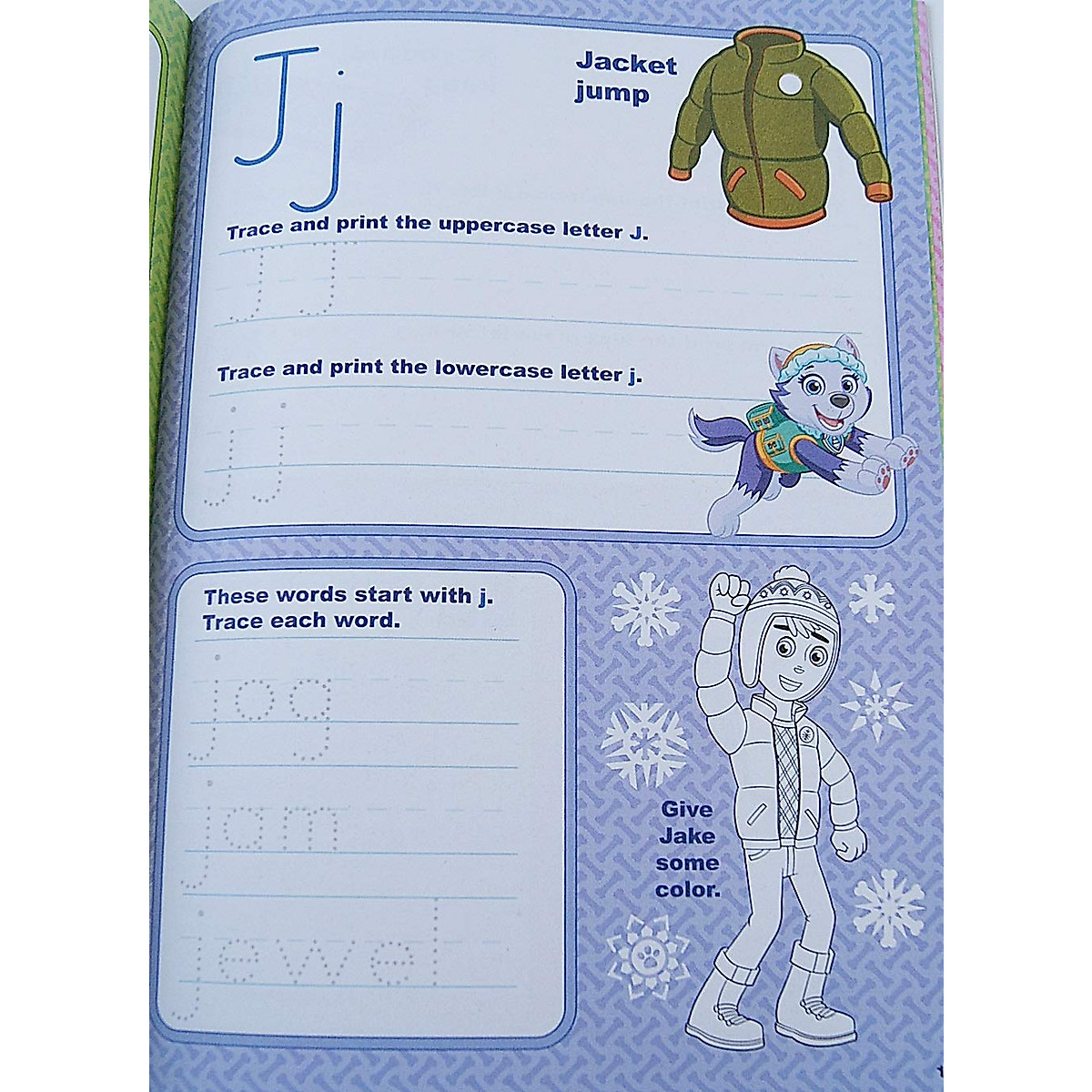 Pup Patrol Alphabet Pre-K Learning Workbook
