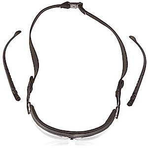 Pyramex V2G Safety Glasses, Black Frame/Clear Anti-Fog Lens