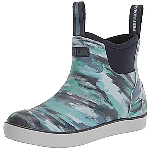 HUK Womens Rogue Wave Shoe | High-performance Fishing & Deck Boot, Titanium Blue, 7