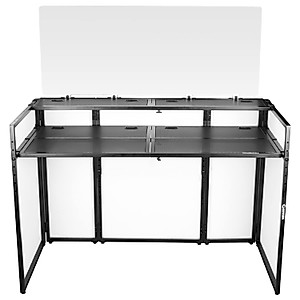 Odyssey DJBOOTHM65 Media DJ Booth with 65-Inch Flat Screen Monitor Mount