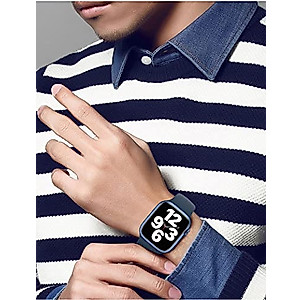 Compatible for Apple Watch Band 38mm 40mm 41mm Women Men, Soft Silicone Sport Band Strap for iWatch Bands Series 9 8 7 6 5 4 3 2 1 SE, 15Pack