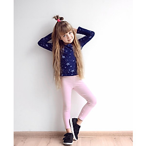 Snoozzz'n Boys Girls Toddler Little Kids Unisex Cotton Stretch Snug Fitting Long Pant Leggings -Multi Packs