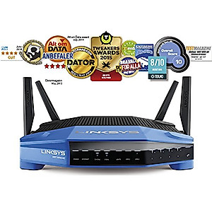 Linksys WRT1900AC 2.4 and 5GHz Dual Band Smart Wi-Fi Wireless AC Router (WRT1900AC-EJ)