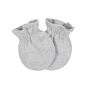 Onesies Brand Unisex Baby 12-piece Cap Set Infant-and-toddler-gloves-and-mittens, Grey Neutral, Newborn US