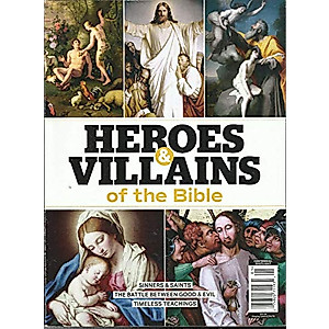 HEROES & VILLAINS OF THE BIBLE MAGAZINE, SINNERS & SAINTS ISSUE, 2019