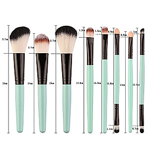 Den Brush for Curly Hair Makeup Make-up Up Brush Set Set Toiletry pcs Brush Kit Wool Make 18 tools Brush Make up Brushes in A Case