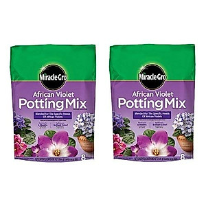 Miracle-Gro African Violet Potting Mix, 8-Quart (currently ships to select Northeastern & Midwestern states) … (2 Pack)