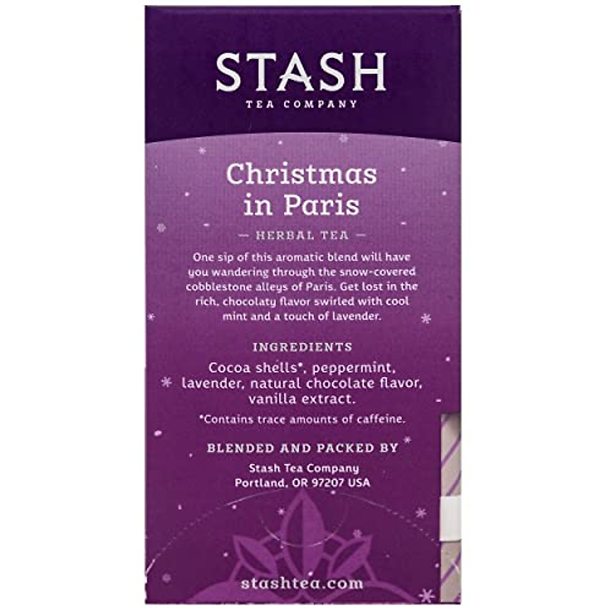 STASH TEA Christmas In Paris -Herbal Tea, 18 CT