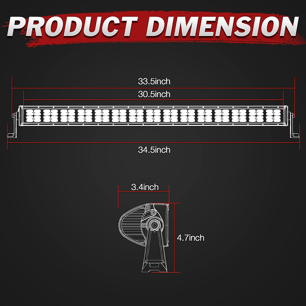 Lumimotor 30" Light Bar + 3x2 LED Pods