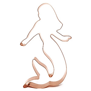 Pretty Mermaid Copper Cookie Cutter