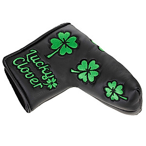 Lucky Clover Black Headcover for Scotty Cameron Taylormade Odyssey Blade