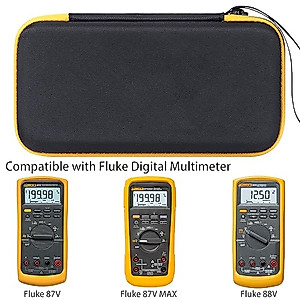 co2CREA Hard Travel Case Replacement for Fluke 87-V Digital Multimeter