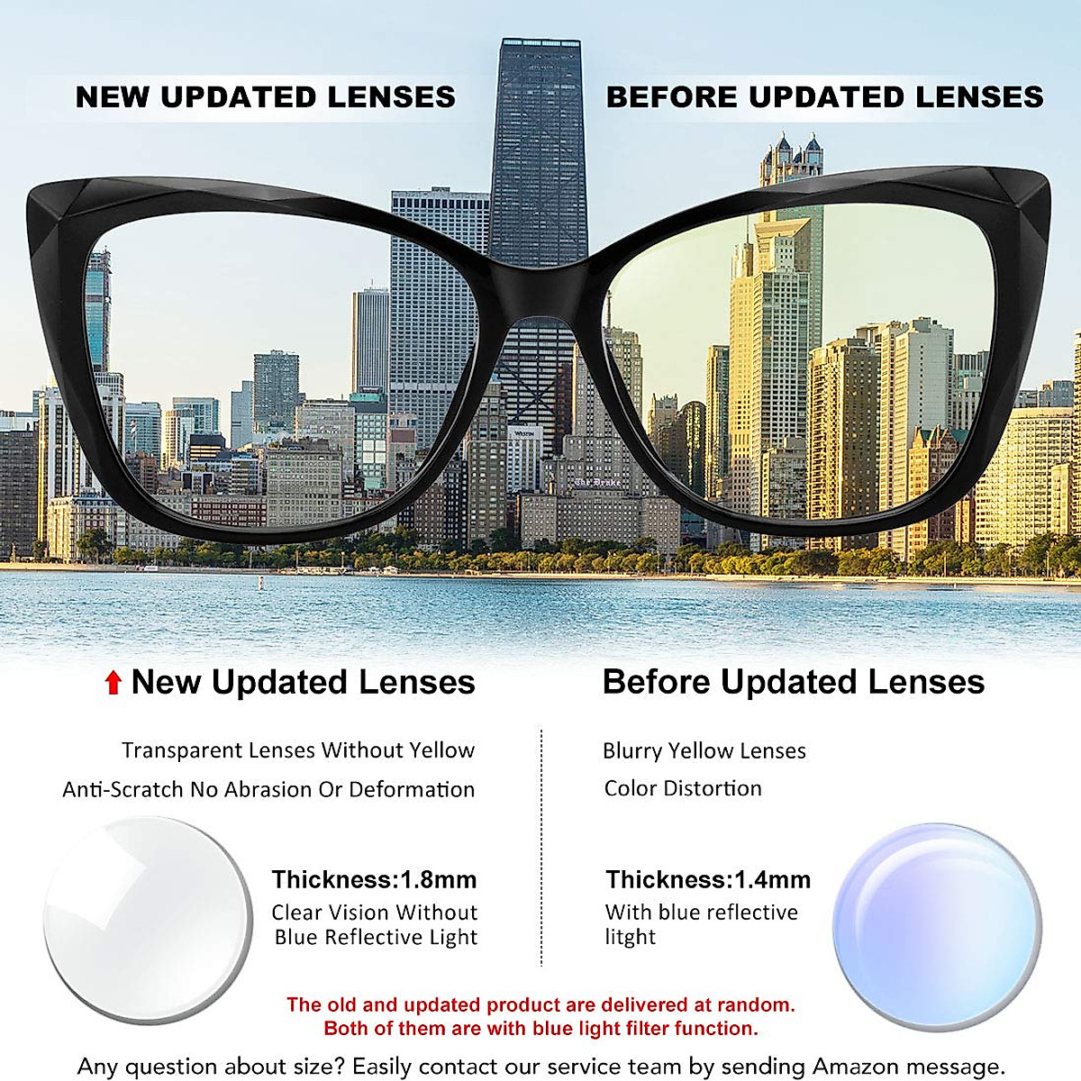 MEETSUN Blue Light Blocking Glasses for Women Anti Eyestrain Filter Blue Ray Computer Game Glasse&UV/Reduce Glare Lens (Black Frame)