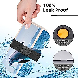 Jumping Up Dolphins Adult Lunch Box, Bento Box, With Cutlery Set Of 3, 2 Compartments, Rectangular, Lunch Box For Adults