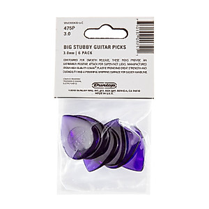 Dunlop Big Stubby Picks, 3.0mm
