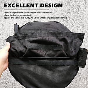 NAIZEA Training Sandbag, Heavy Duty Workout Sandbags Fitness Weights Sandbags for Training, Fitness, Lifting, Cross-Training Workouts, Exercise and Military Conditioning (Black, 150LB)