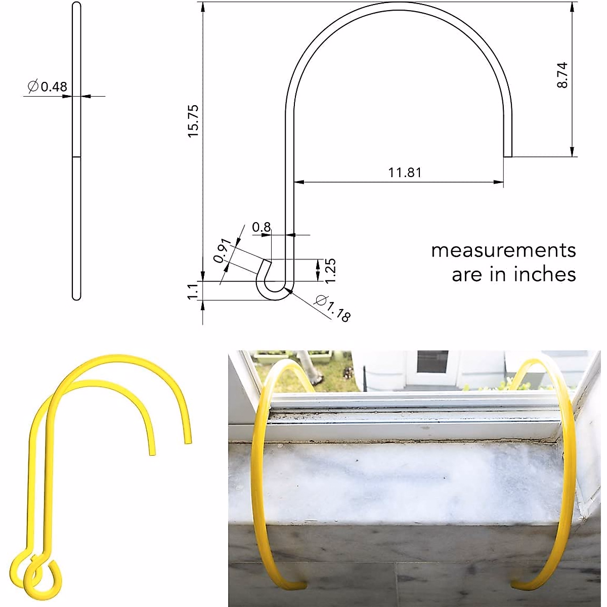 Fire Escape Ladder 3 Story | Rope Ladder Fire Escape for Homes 3rd Floor | Portable, Foldable & Compact | Emergency Ladder Suitable for Balcony & Windows