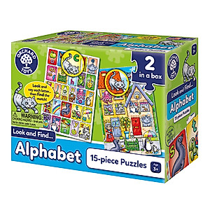 Orchard Toys Look & Find Alphabet Learning - Fun Educational Game