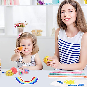 Butter Slime Kit 19 Pack, with 2 Pack Stress Relief Balls, Scented Fruit Mini Slime for Kids Party Favor, Unicorn Crunchy Slime Toys for Girls Boys, Super Soft and Non-Sticky