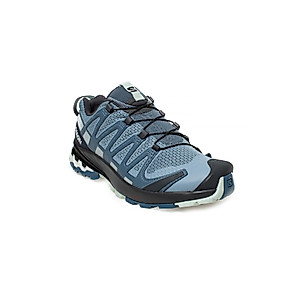 Salomon XA PRO 3D v8 Trail Running Shoes for Women, Ashley Blue/Ebony/Opal Blue, 9