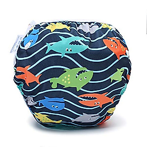 storeofbaby Swim Diapers 2pcs One Size Reusable Adjustable Water Diaper