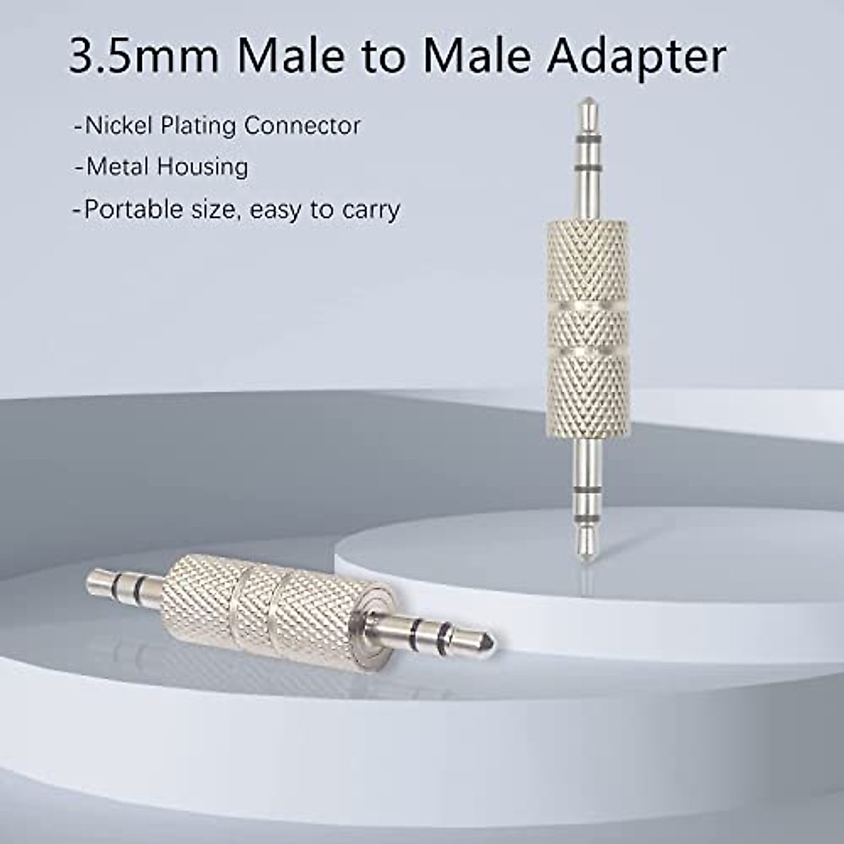 Headphone Adapter 2.5mm to 3.5mm adapter, Gold Plated 3.5mm Female to 2.5mm Male Audio Adapter/2.5 mm Female to 3.5 mm Male 4 Poles Jack Stereo Adapter /4 Ring Jack Stereo or Mono 3 in 1 Pack