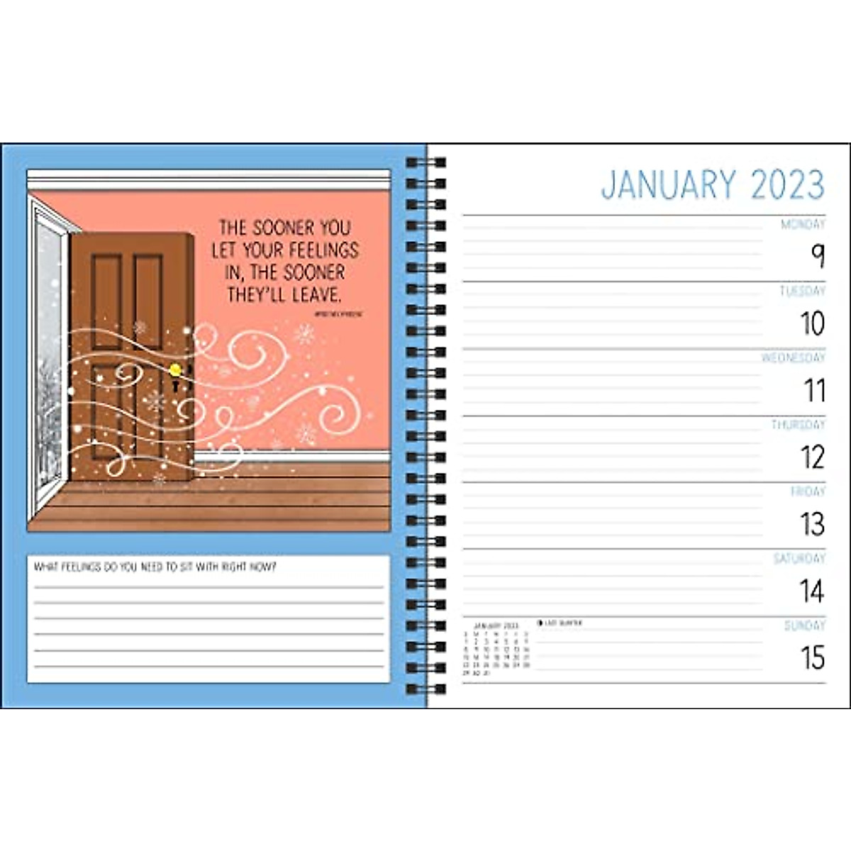 Positively Present 16-Month 2022-2023 Monthly/Weekly Planner Calendar: Wonderful Things Might Happen