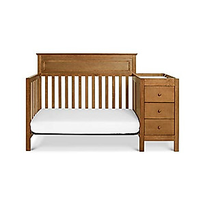 DaVinci Autumn 4-in-1 Crib and Changer Combo in Chestnut | Greenguard Gold Certified
