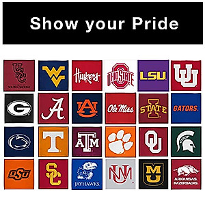 Smart Design Pop Up Spiral Laundry Hamper Bag - Collapsible - Dorm Room Essential - 15 x 25 inch - Kids Clothes Basket Organizer - Black and Orange - Oklahoma State Cowboys